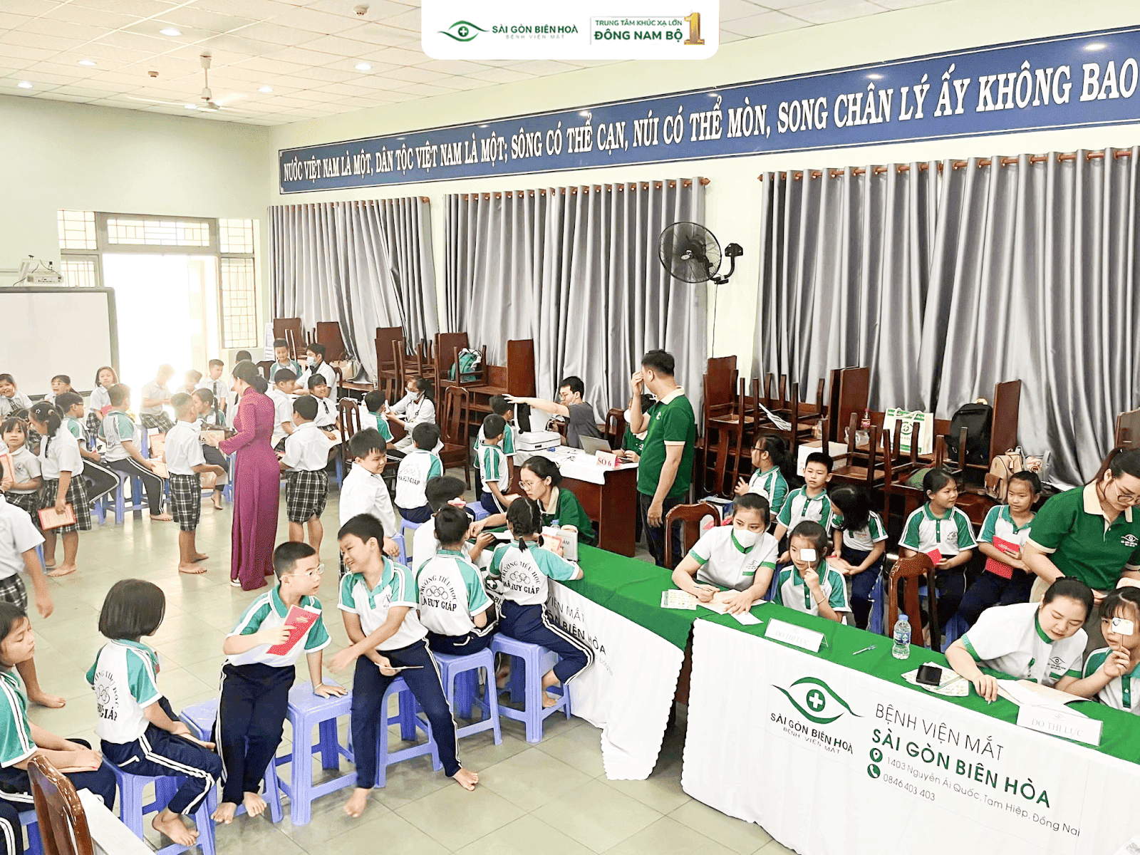 Bệnh viện Mắt Sài Gòn Biên Hòa kết hợp Bệnh viện Nhi Đồng Đồng Nai khám ...