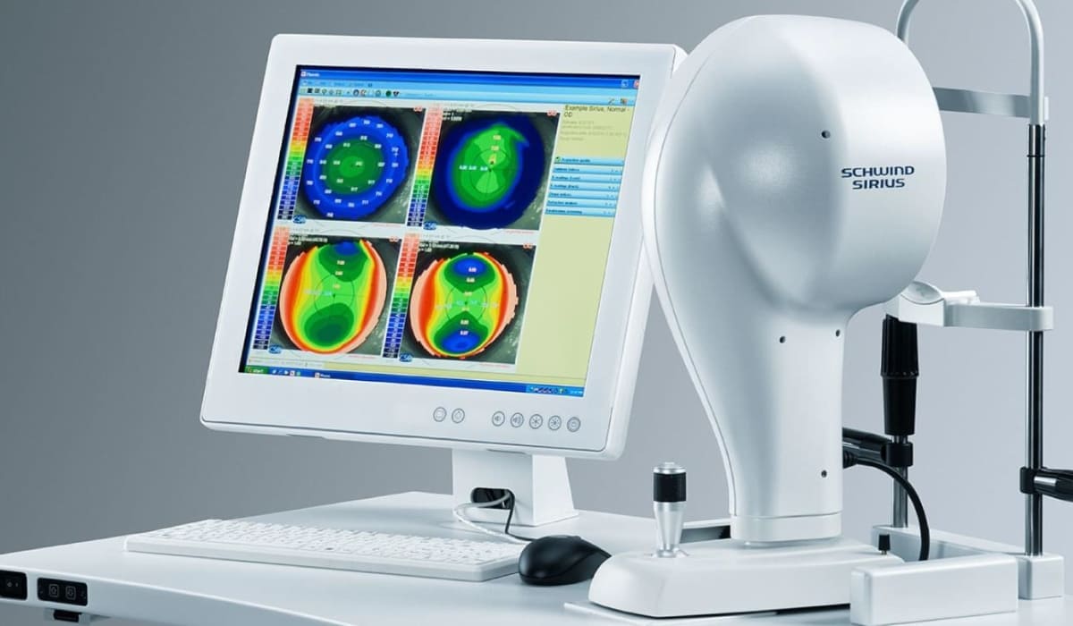 Máy phân tích giác mạc Schwind Sirius: Công nghệ 3D chuẩn Đức